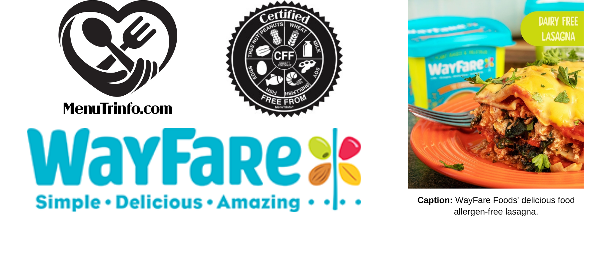 Press Release: MenuTrinfo Certifies WayFare Foods Free From Top 8